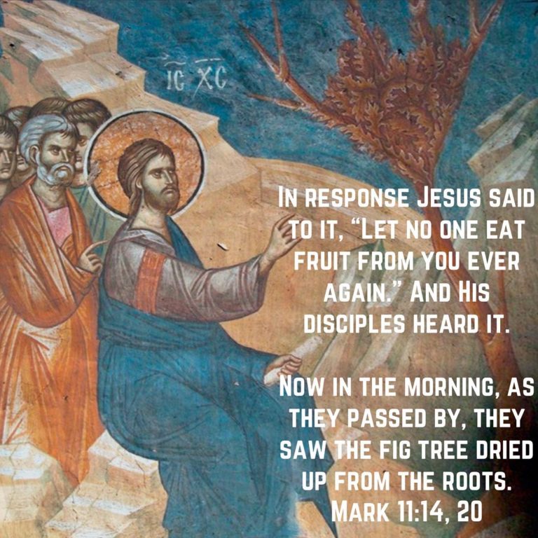 Monday of the Holy Pascha Week ⁣⁣ ⁣⁣ As Adam and Eve covered their sin ...