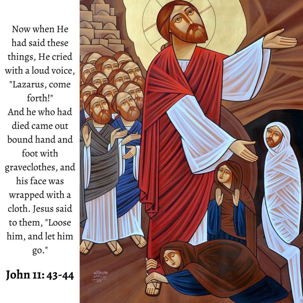 Lazarus Saturday I pray to you the miracle with regards to its inner ...